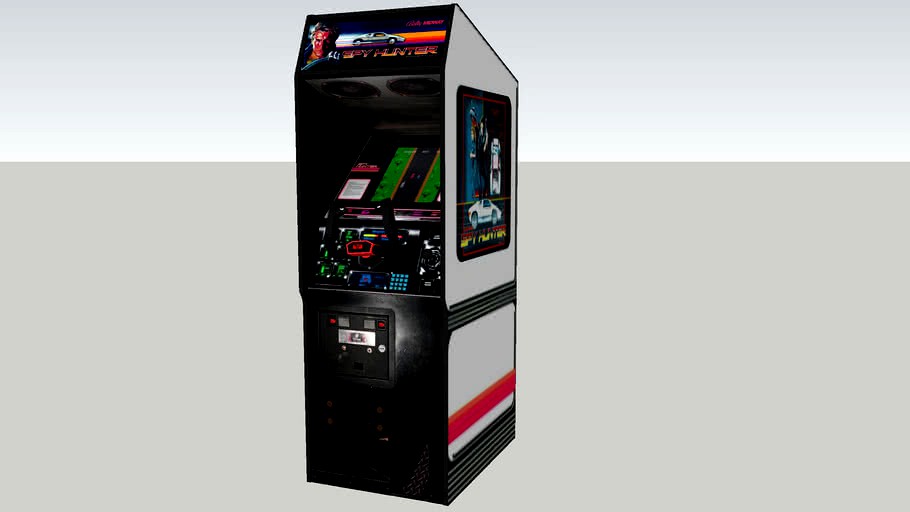 Spy Hunter arcade game REV.1 3d model