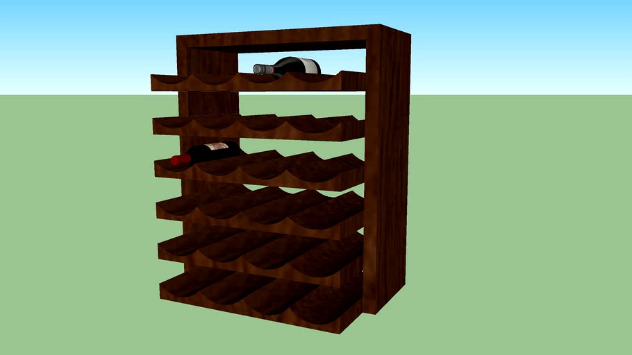 VINERA EN MADERA 3d model