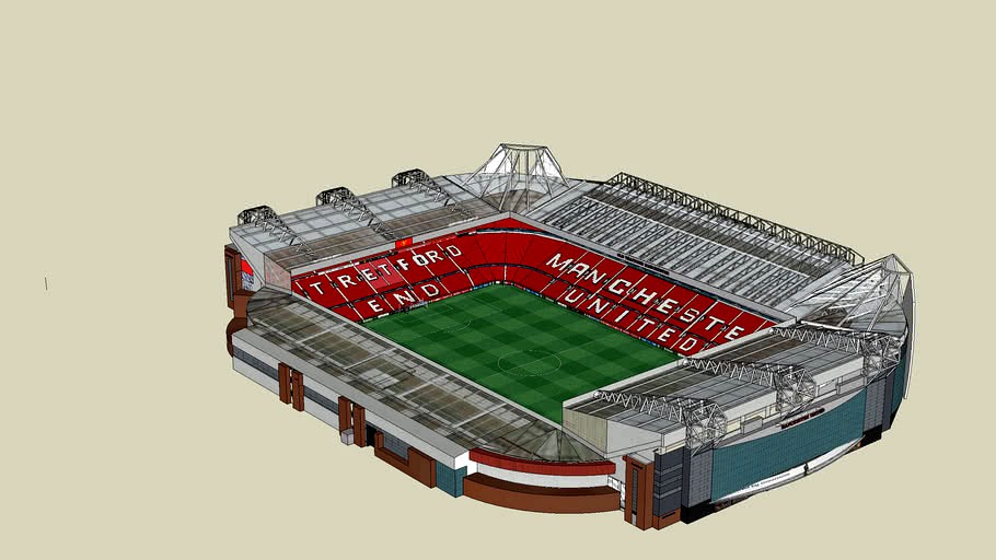 Old Trafford 3d model