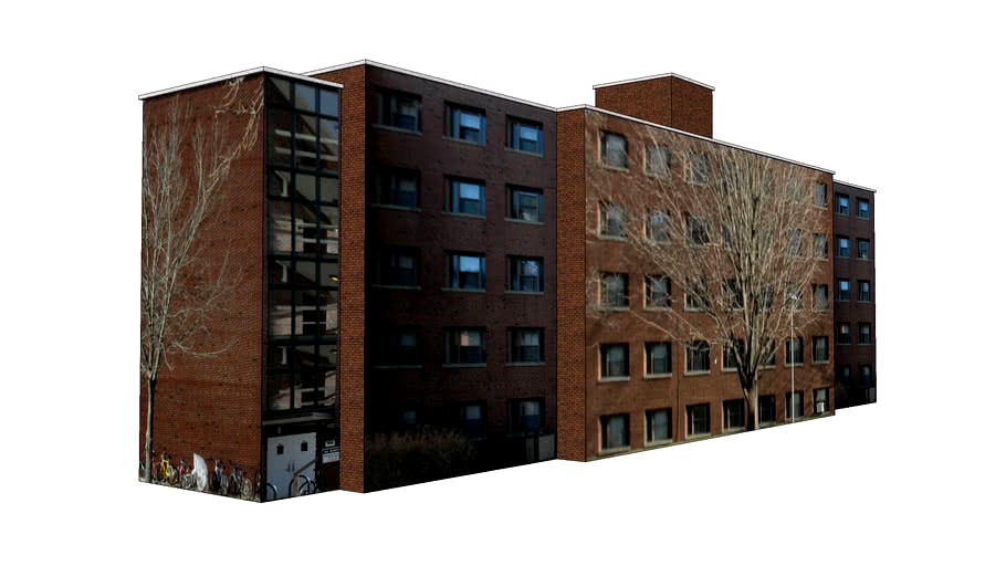Van Doren Residence Hall 3d model