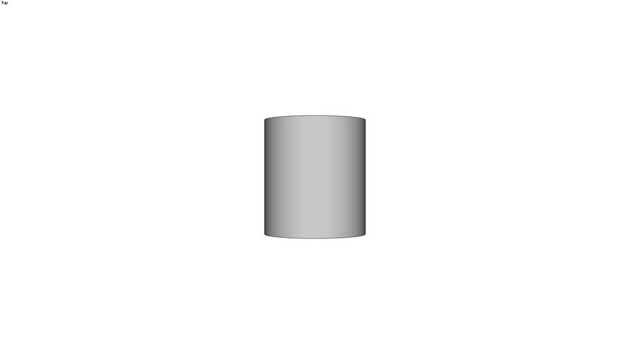 THREADED COUPLING, CLASS 3000, MM, ASME B1611, DN 50, Threaded 3d model