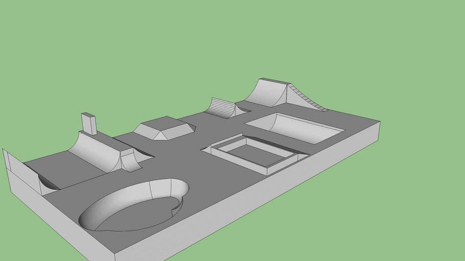 OOnoonba Skatepark Project 3d model