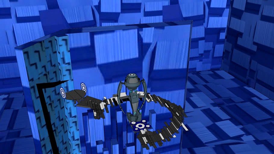 the nave of code lyoko 3d model