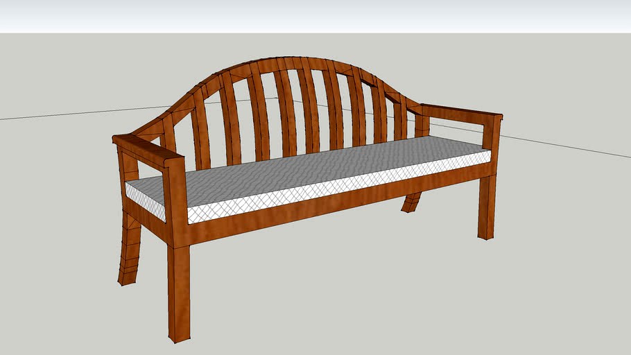Giulietta bench 3d model