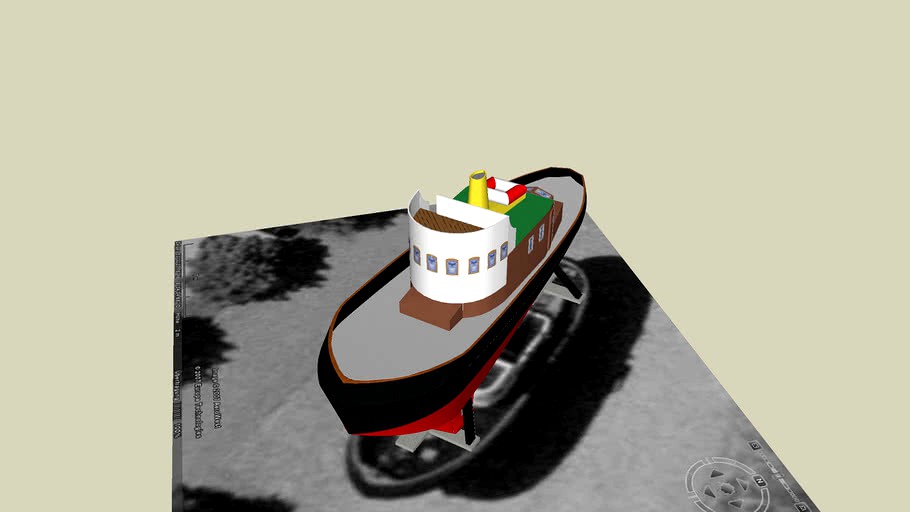 Wassertrecker Stier 3d model