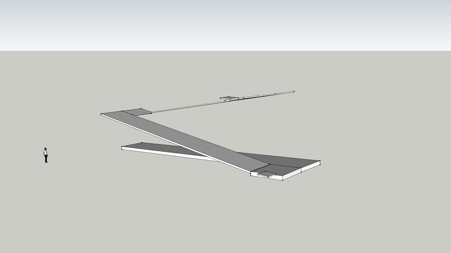 Ramp and Platforms 3d model