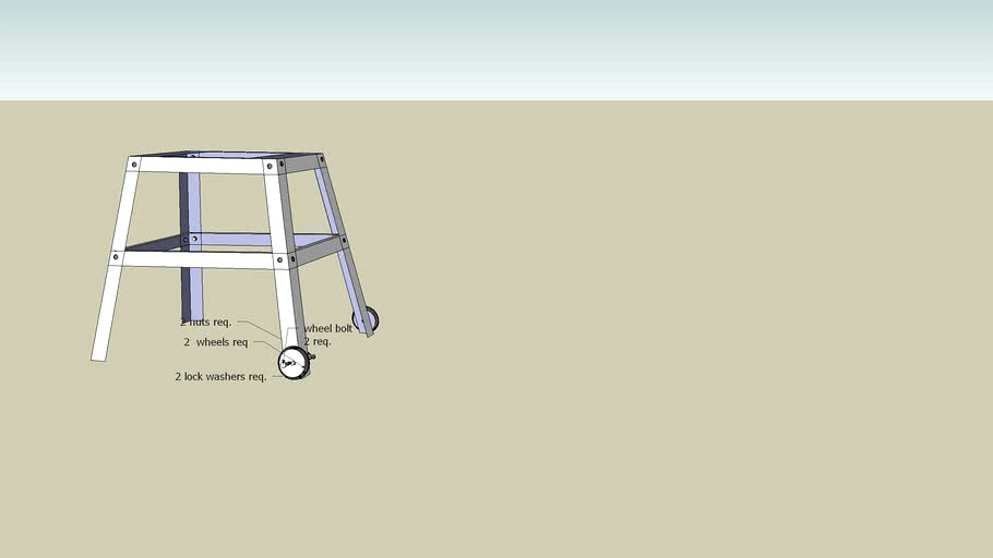 tool stand modification 3d model