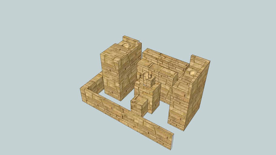 Decker Towers 3d model