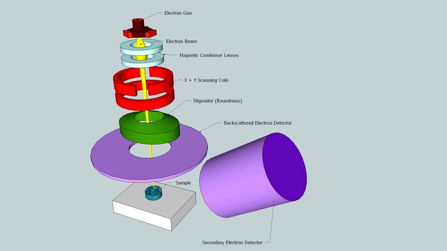 Scanning Electron Microscope 3d model
