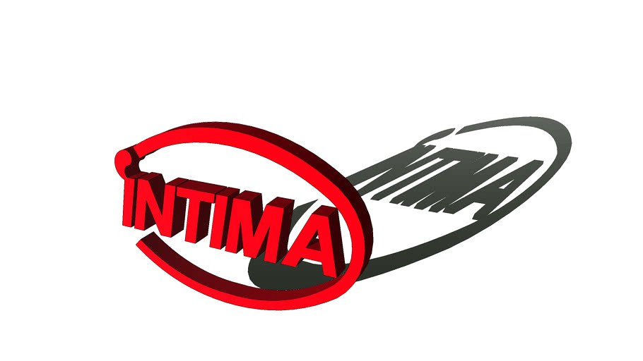 INTIMA Logo 3d model