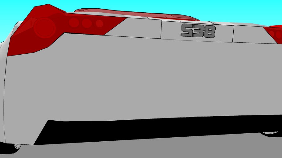 Polaris S38 Convertible (Concept) Unconverted] 3d model