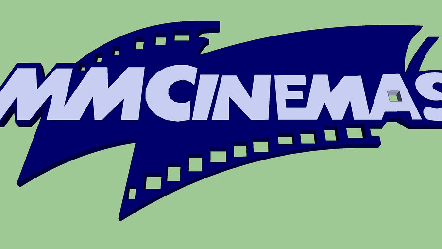 logo de mmcinemas 3d model