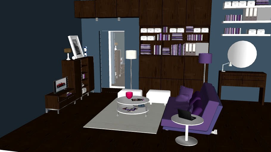 ikea livingroom 3d model