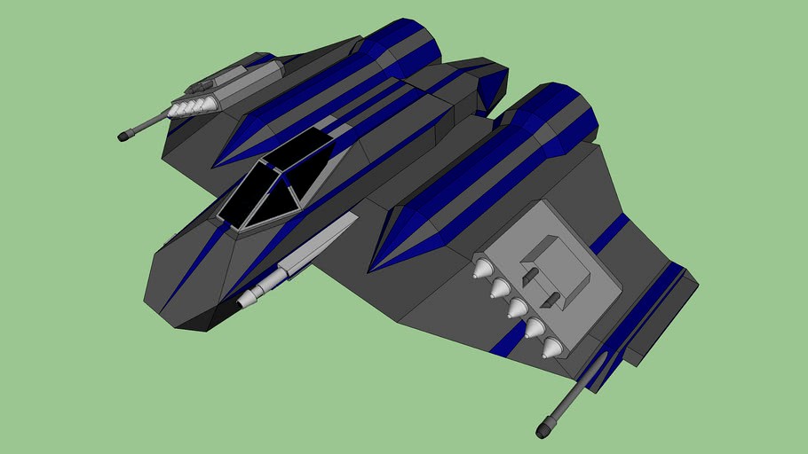 Valkyrie multy-purpose Starfighter 3d model
