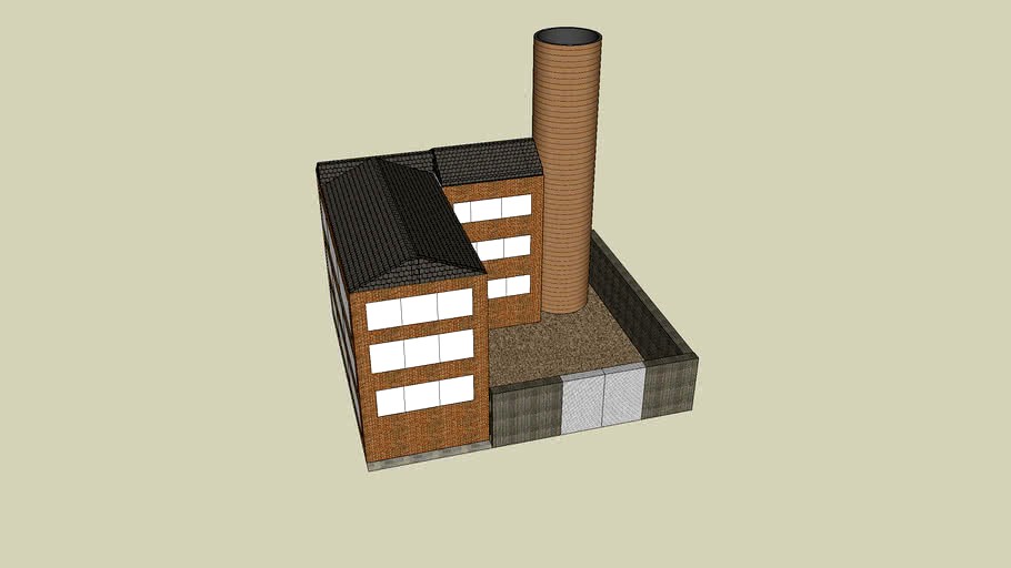 Small Factory 3d model