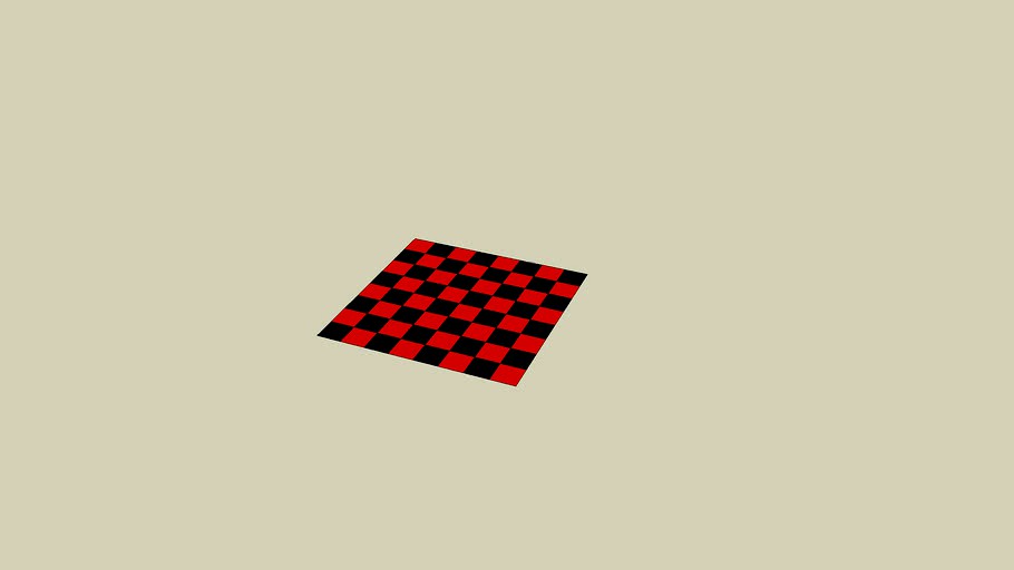 huge checkerboard 3d model