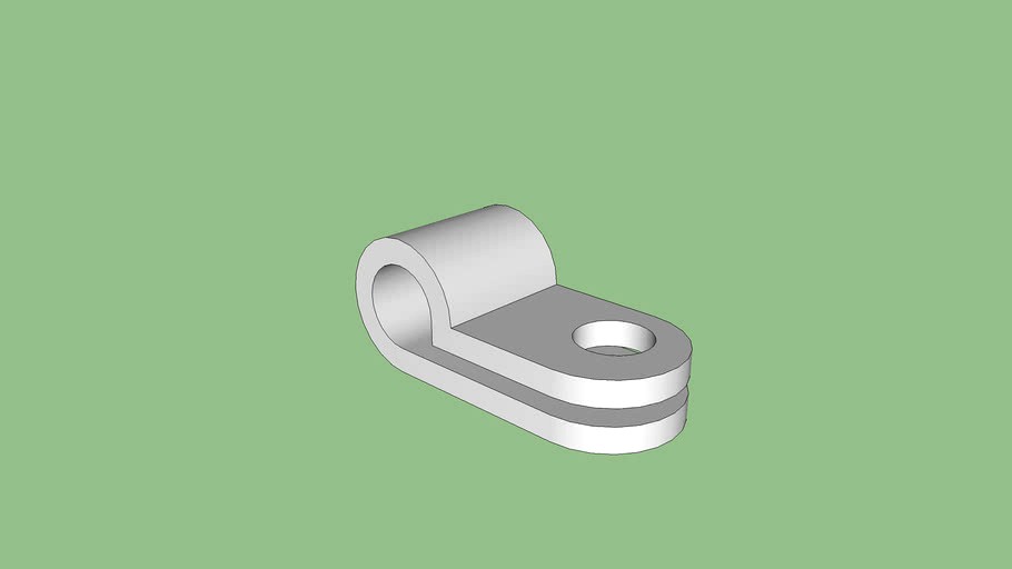 cable clamp 3d model