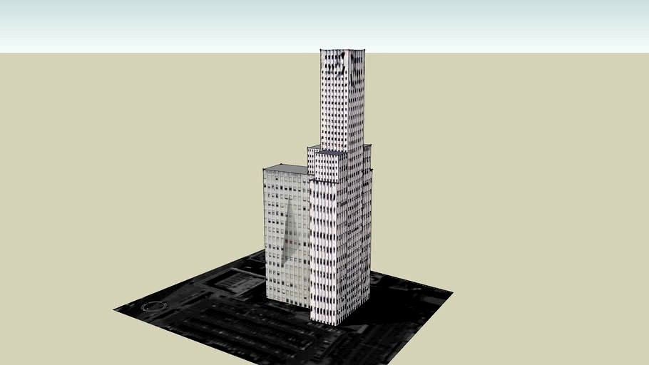 Edificio Alas 3d model