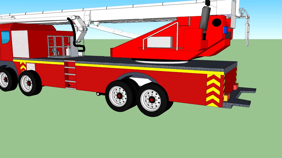 bronto fire truck 3d model