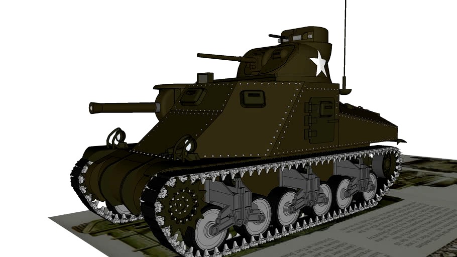 M3 Lee 3d model