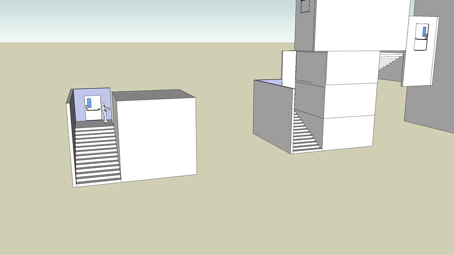 PRE-FAB OFFICE BUILDING COMPONENTS 3d model