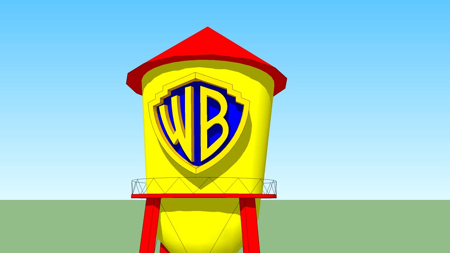 Kids' WB/Animaniacs Water Tower 3d model