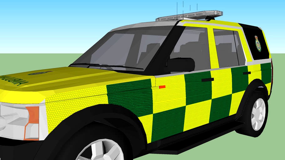 Land Rover Discovery Ambulance Responder 3d model