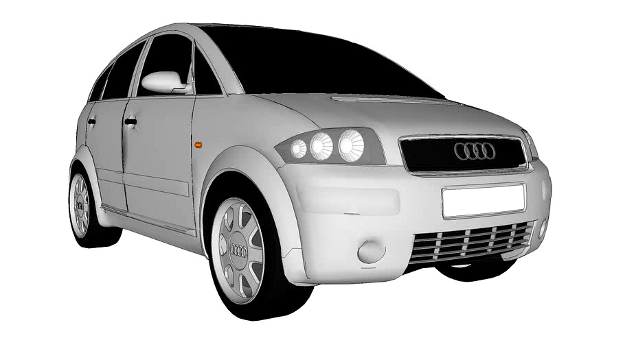Audi A2 3d model