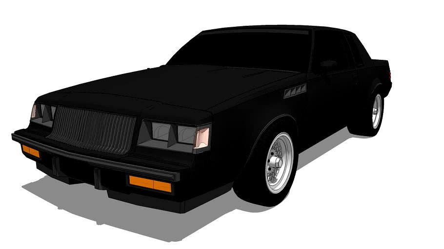 Fahrzeuge - Buick Regal GNX 1987 3d model