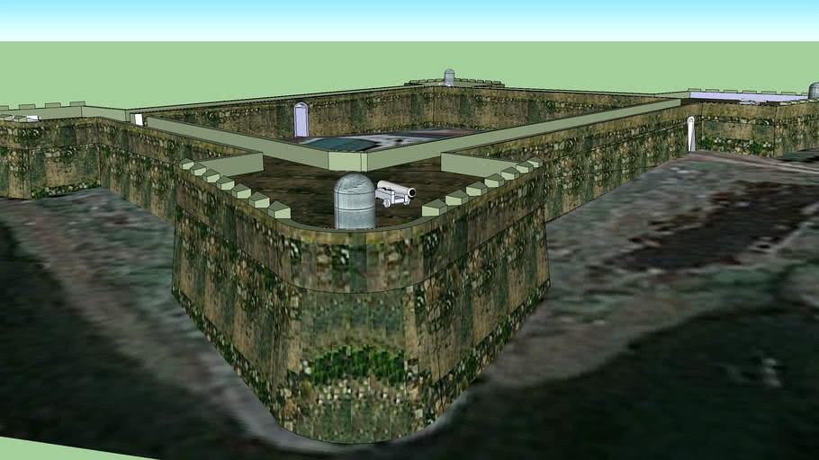 Batticaloa Dutch Fort 3d model