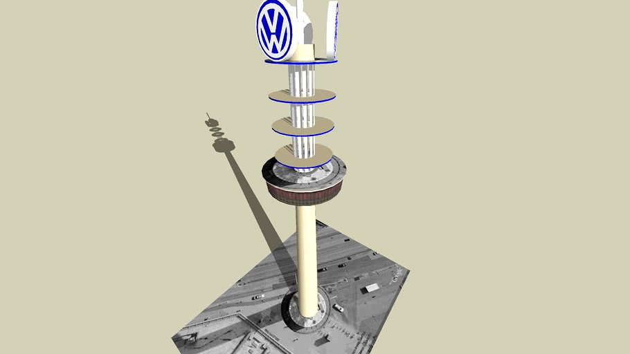 VW-Tower Hannover (Telemoritz) 3d model