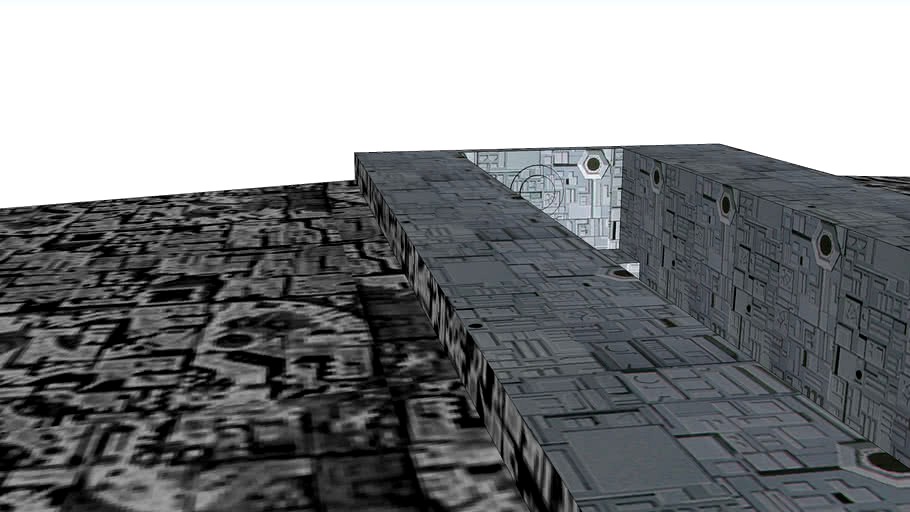 Death Star Trench 3d model