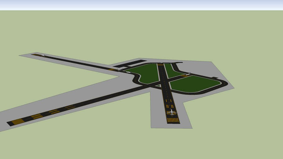 Runway 3d model