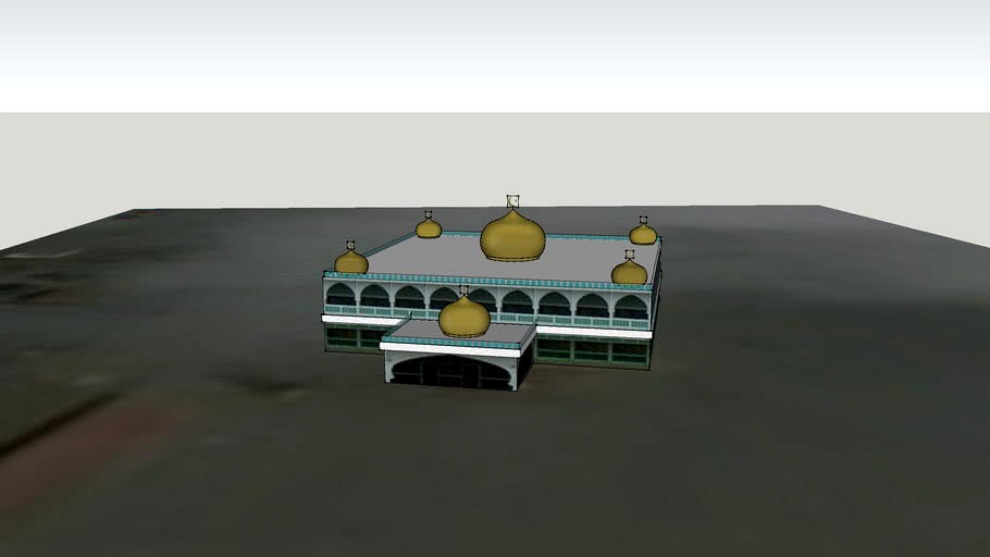 masjid Ar Raudhah tg karang 3d model