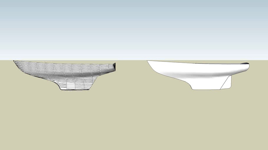 Boat Hull 3d model