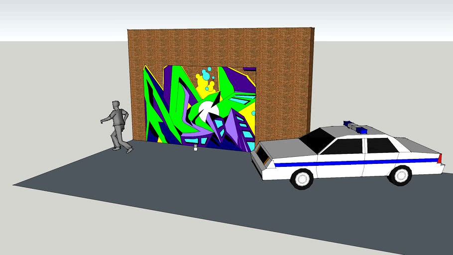 graffiti 3d model