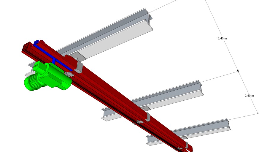 light pantograph system 3d model