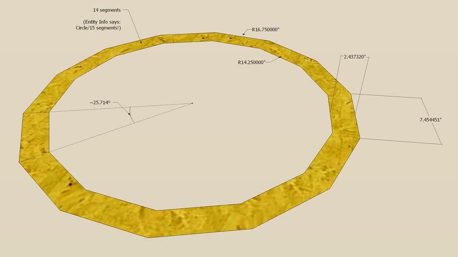 segmented column 3d model