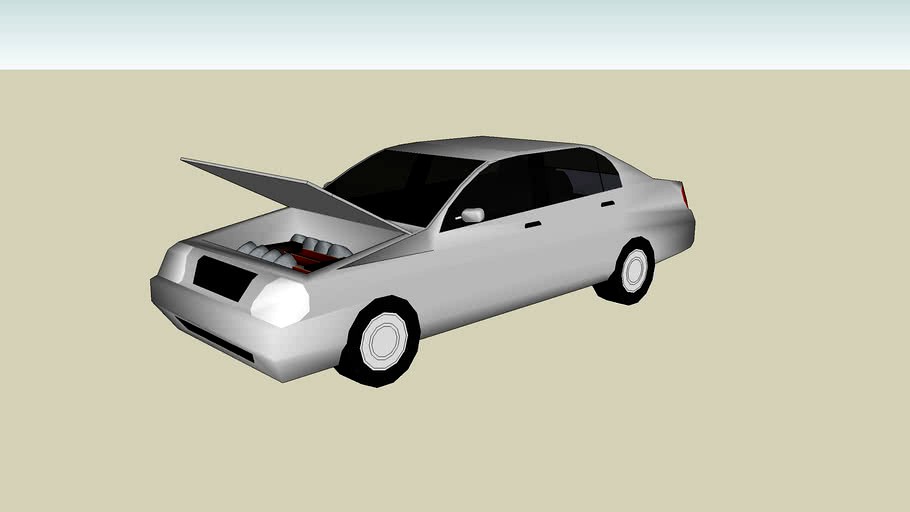 Modified 'Sketchup Component Vehicle' 3d model