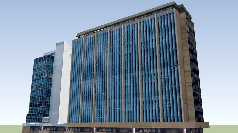 Edificio sobre la calle 19 pereira 3d model