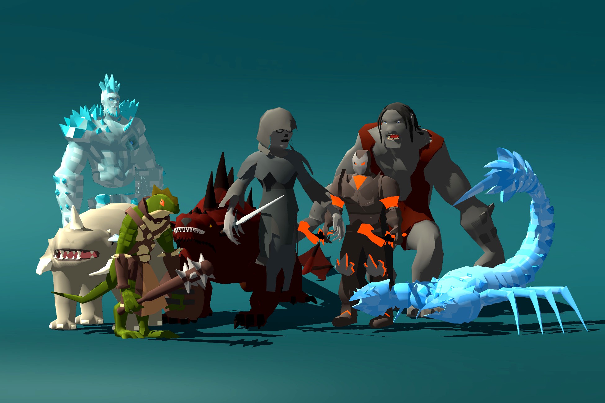 Medieval Fantasy - All Monsters 3d model