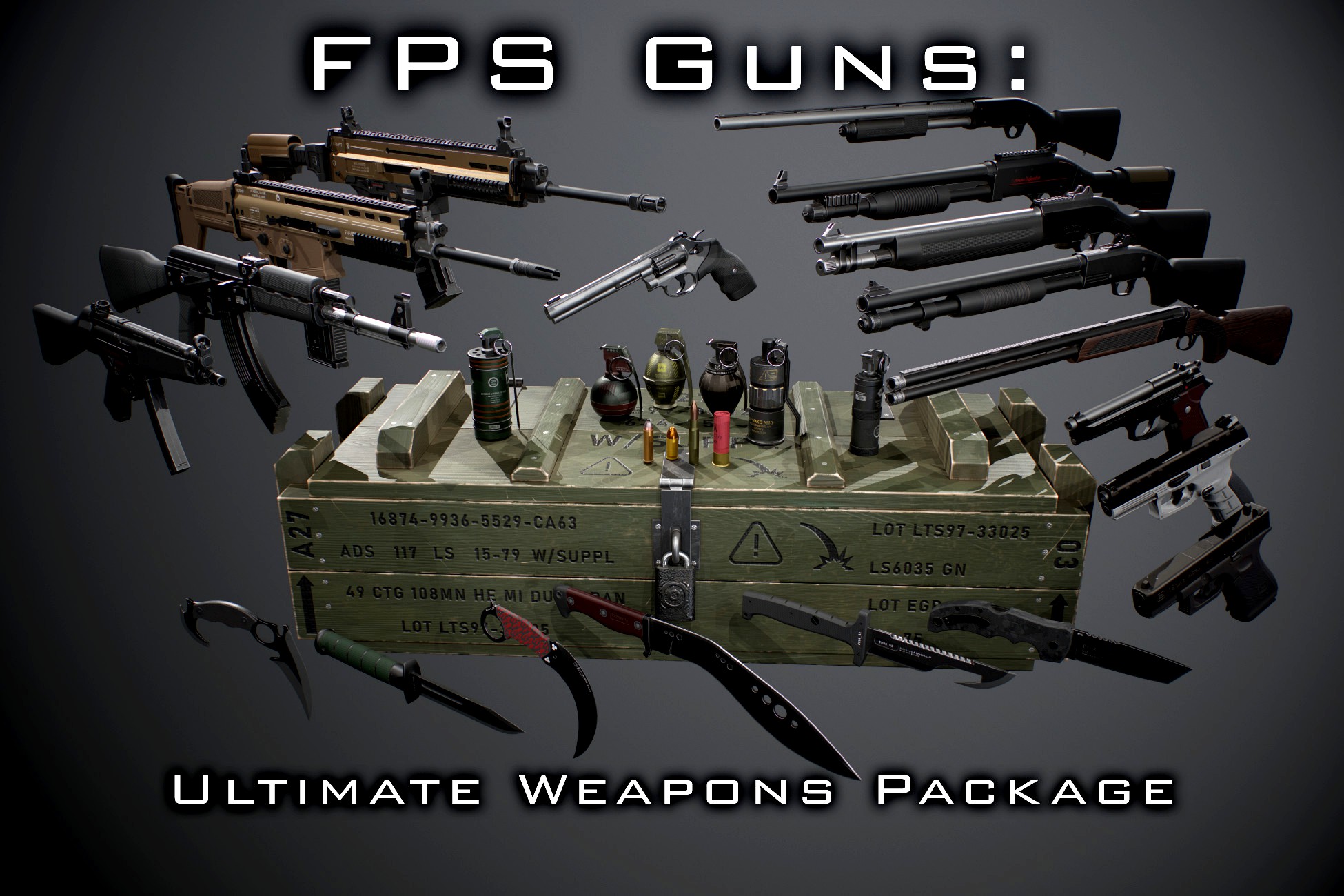FPS Guns: Ultimate Weapons 3d model