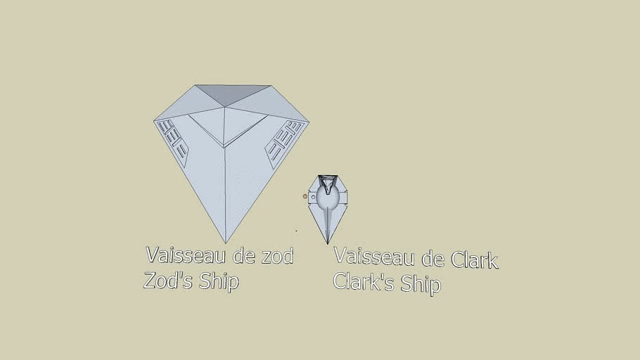 Vaisseau de Smallville par Créateur 3d model
