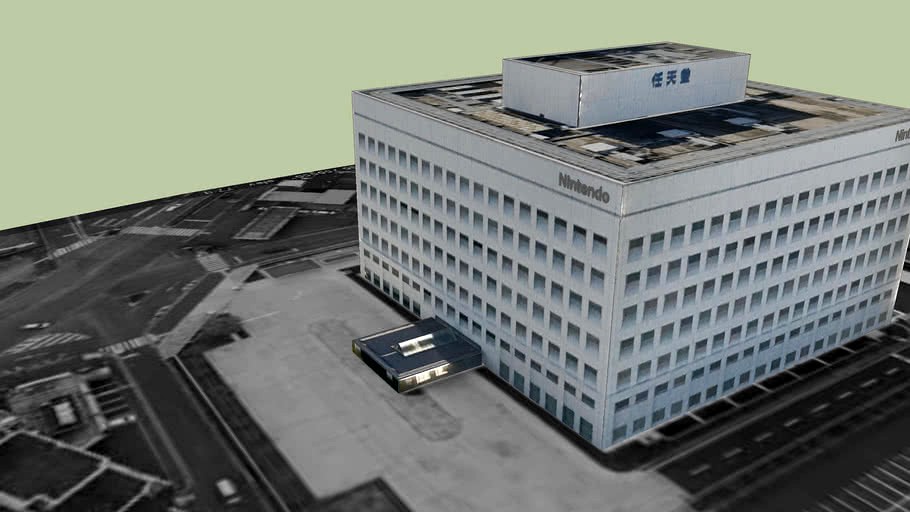 Nintendo of Japan Headquarters 3d model