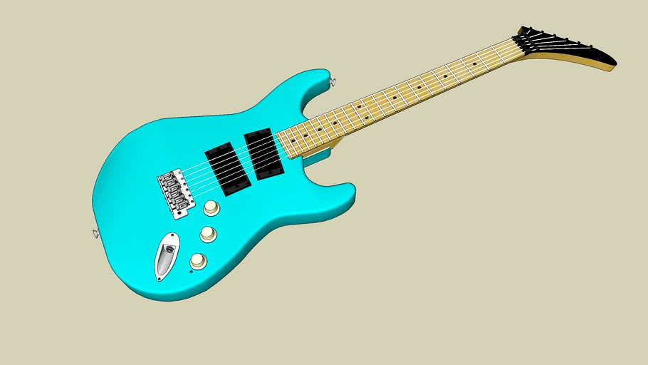 Charvette By Charvel 3d model