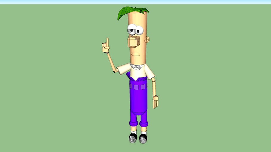 Disneys Phineas and Ferb (ferb) 3d model