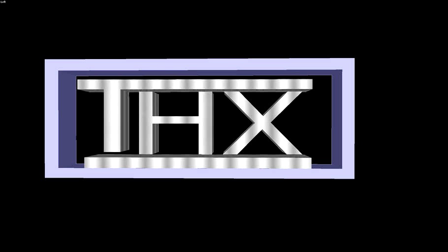 THX Logo 3d model