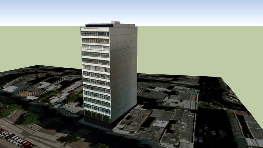 Edificio Pedra Branca 3d model