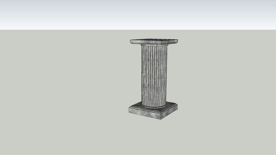 pedestal 3d model