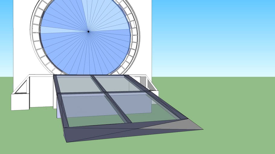 mk2 terran gate with ramp 3d model